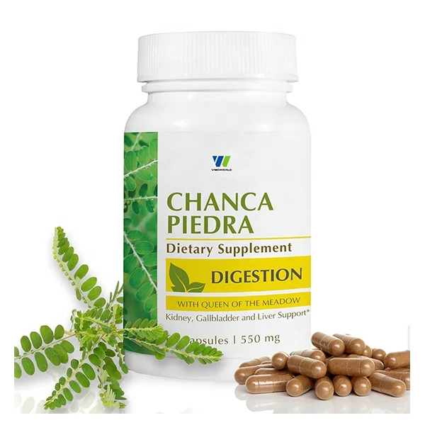 Organic 550mg Extract Vitamins Chanca Piedra Capsules Herbal Supplement ...