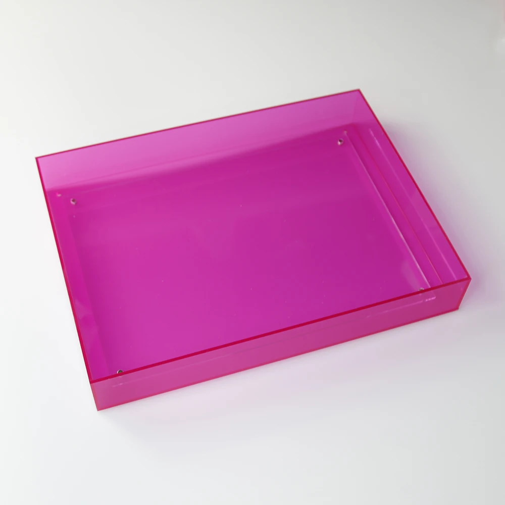 Fluorescent Neon Pink Wall Acrylic Beanie Baby Display Box Case - Buy ...