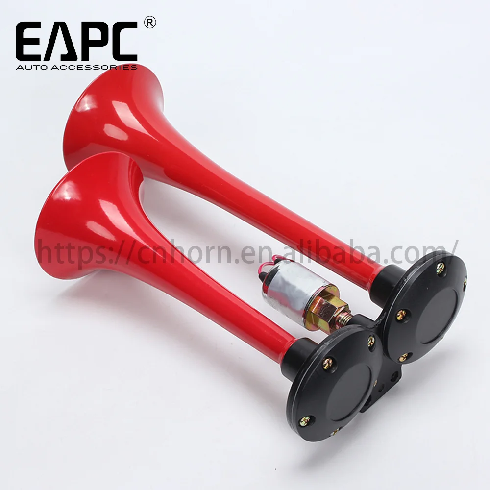 Truck Air Horn Series 24V - Super Loud Dual Pipe Trumpet