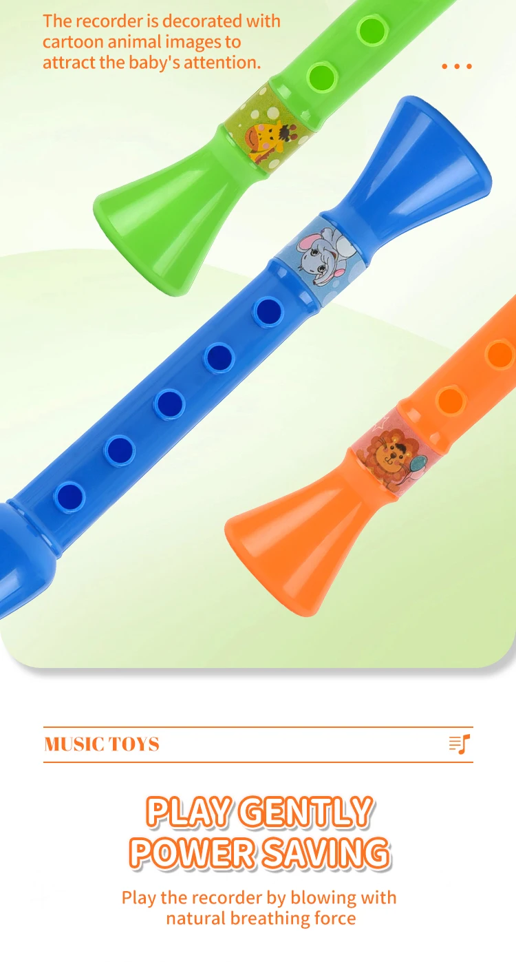 Musical Instruments Plastic Musical Instruments Flute Shaped Toy ...