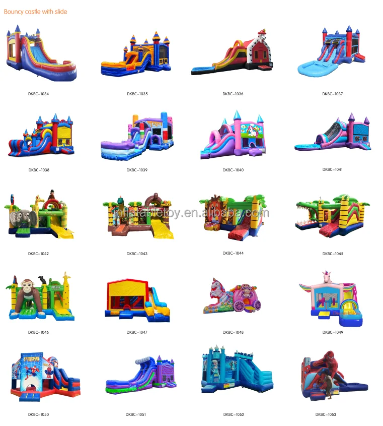 Big 30x14ft Commercial Inflatable Bouncy House Castle Combo With Double ...