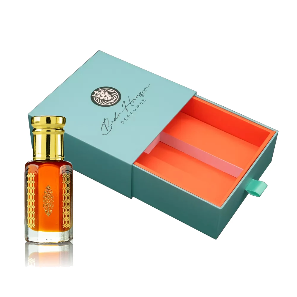 Custom Printed Essential Oil Oud Attar Bottle Packaging Box