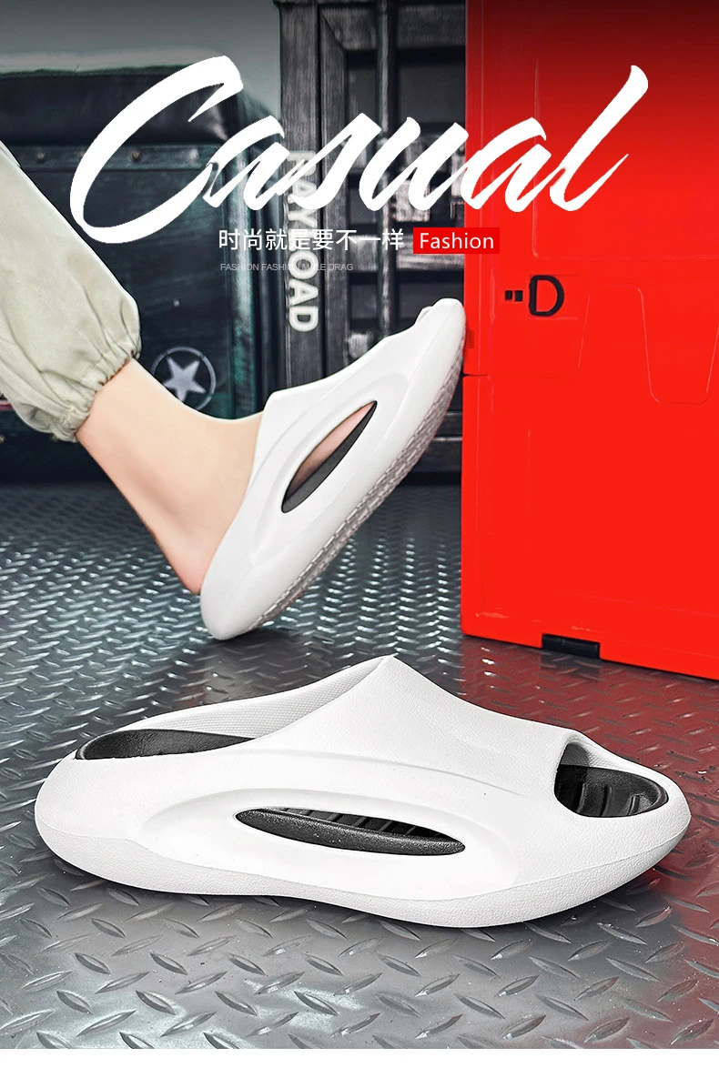 2024 Fashion Designer Outdoor Beach Mens Slides with Logo