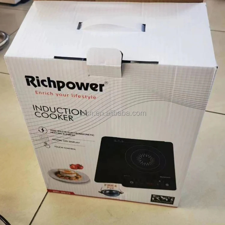 1500W Induction Cooker with Digital Touch Control & Soup Pot