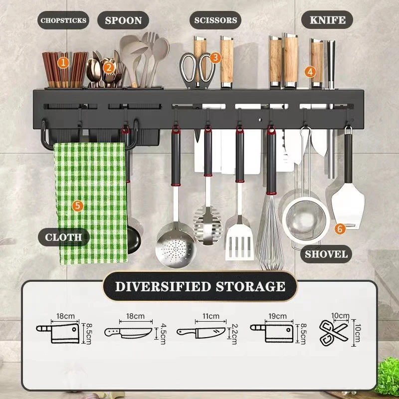 High Quality Kitchen Knife Storage Rack - Save Space