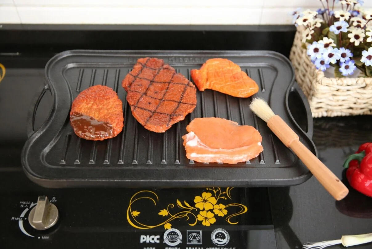 Pre-seasoned Cast-Iron Reversible Grill/Griddle, 20-Inch X 10.44-Inch ...