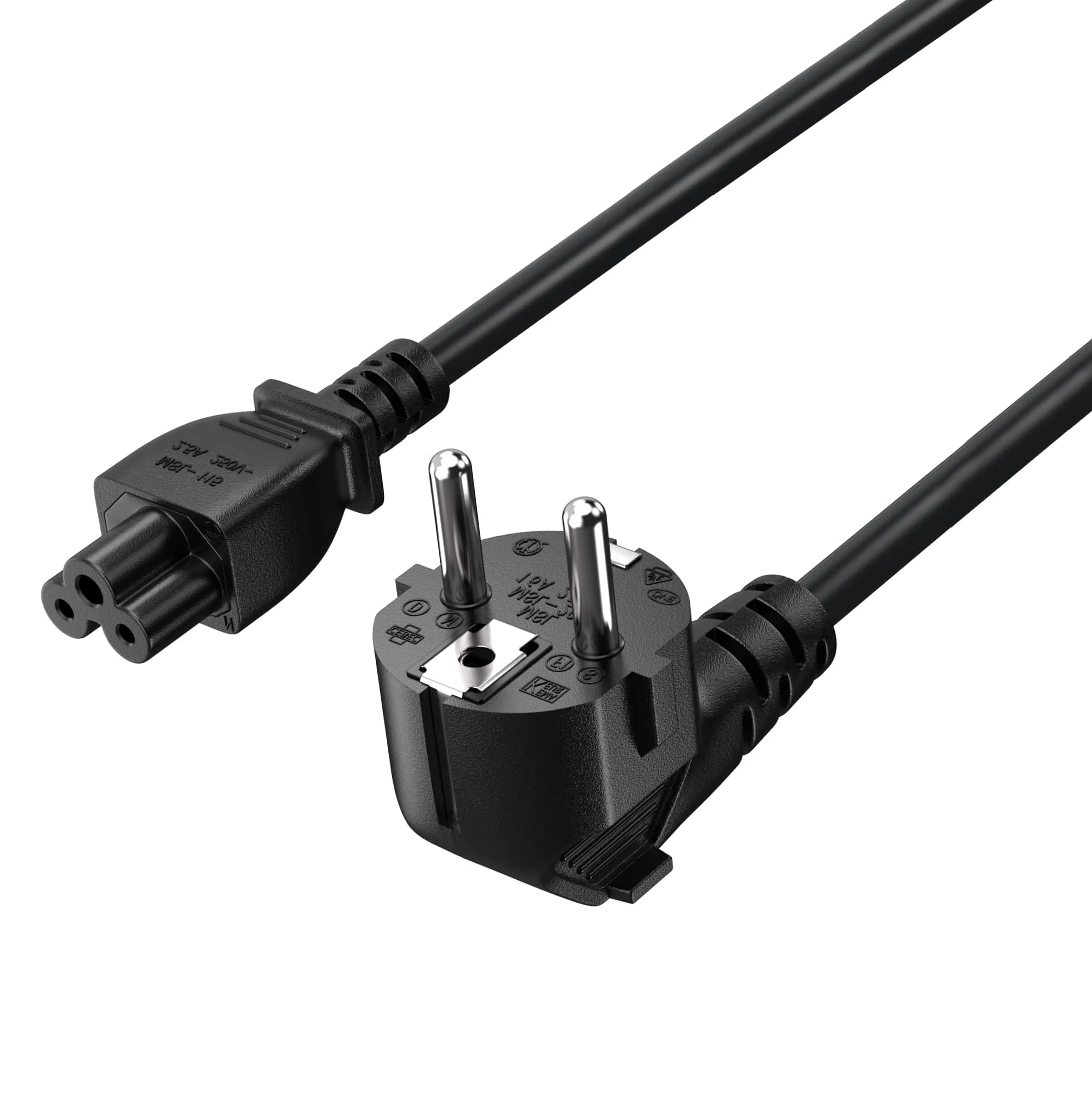 IEC C5 Mickey Mouse Plug to Europe Schuko CEE 7/7 Socket Extension ...