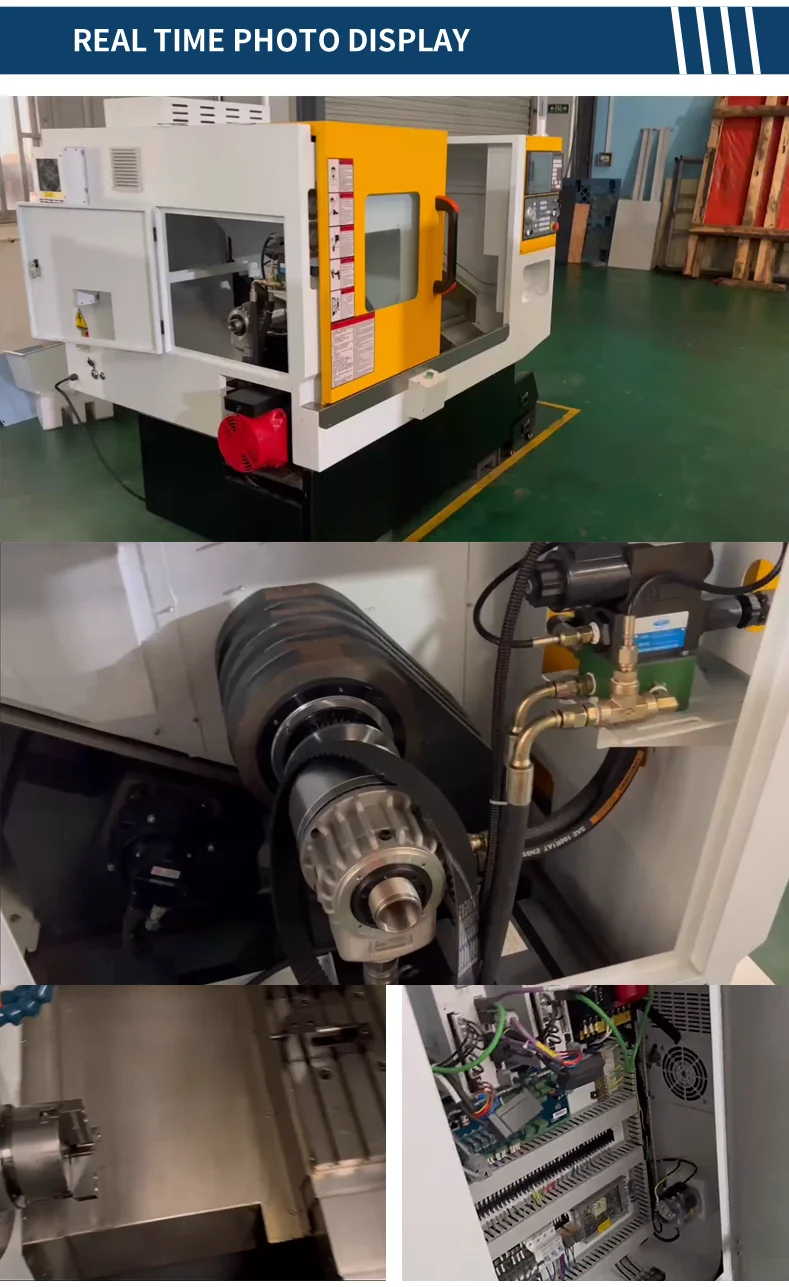 PRCS High Precision Mini Slant Bed CK36L CNC Lathe Machine Horizontal ...