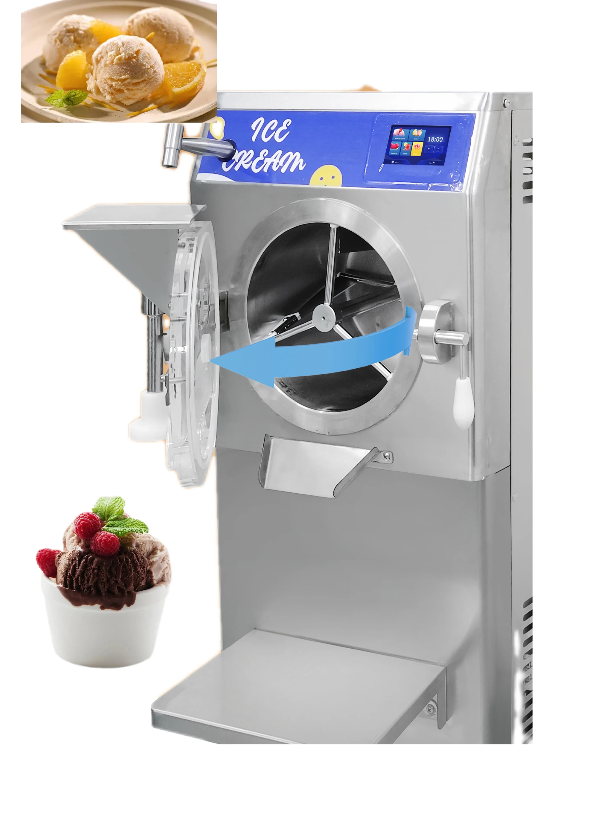 4 Flavors Hard Ice Cream /gelato Ice Cream Maker/ice Cream Maker For ...