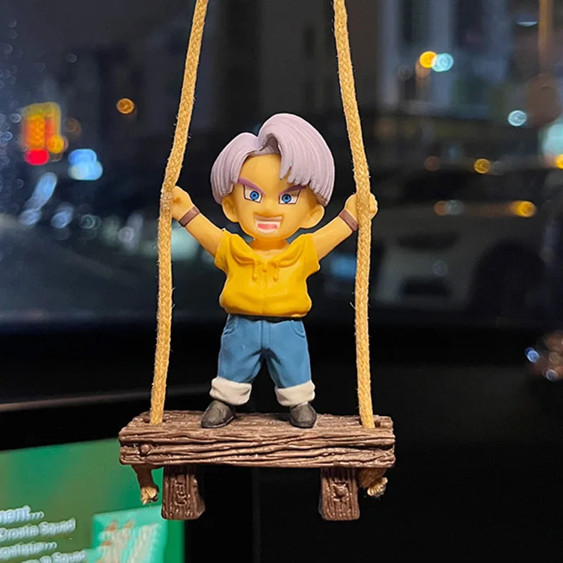 Dragon Ball And Trunks Swing Anime Model Car Rearview Mirror Ornaments ...