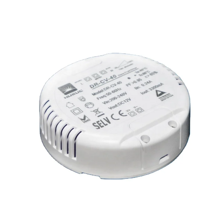 Triac Dimmable Round 220v To 12v 24v Led Downlight Driver - Buy Triac ...