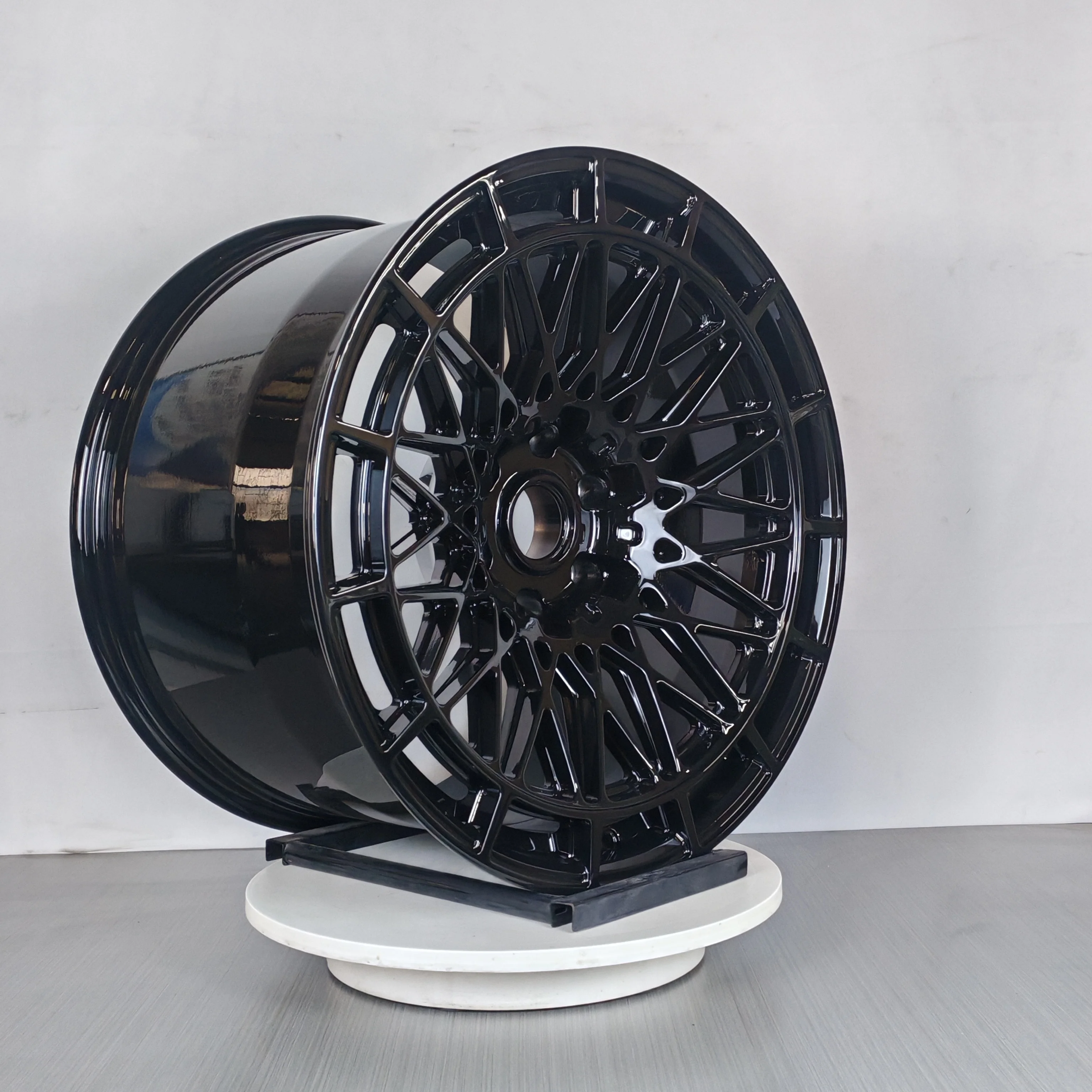Factory Price One Piece 18-22 Inch Black Aluminum Alloy Forged Wheel ...