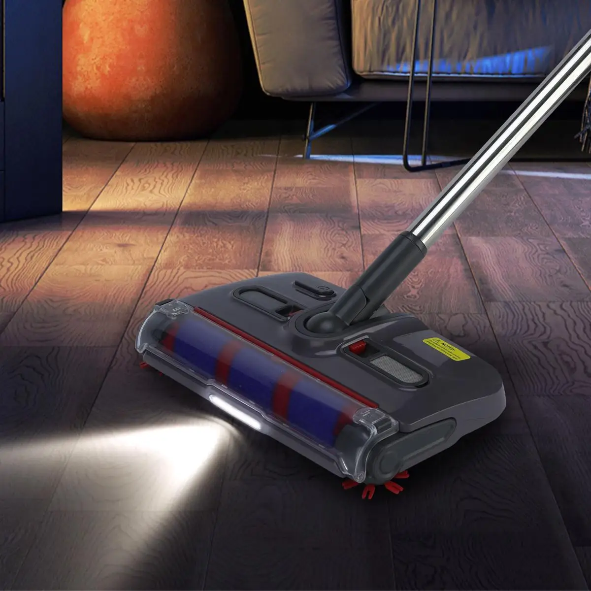 2025 Newest Electric Broom With LED Light Perfect Cordless Power 360 ...