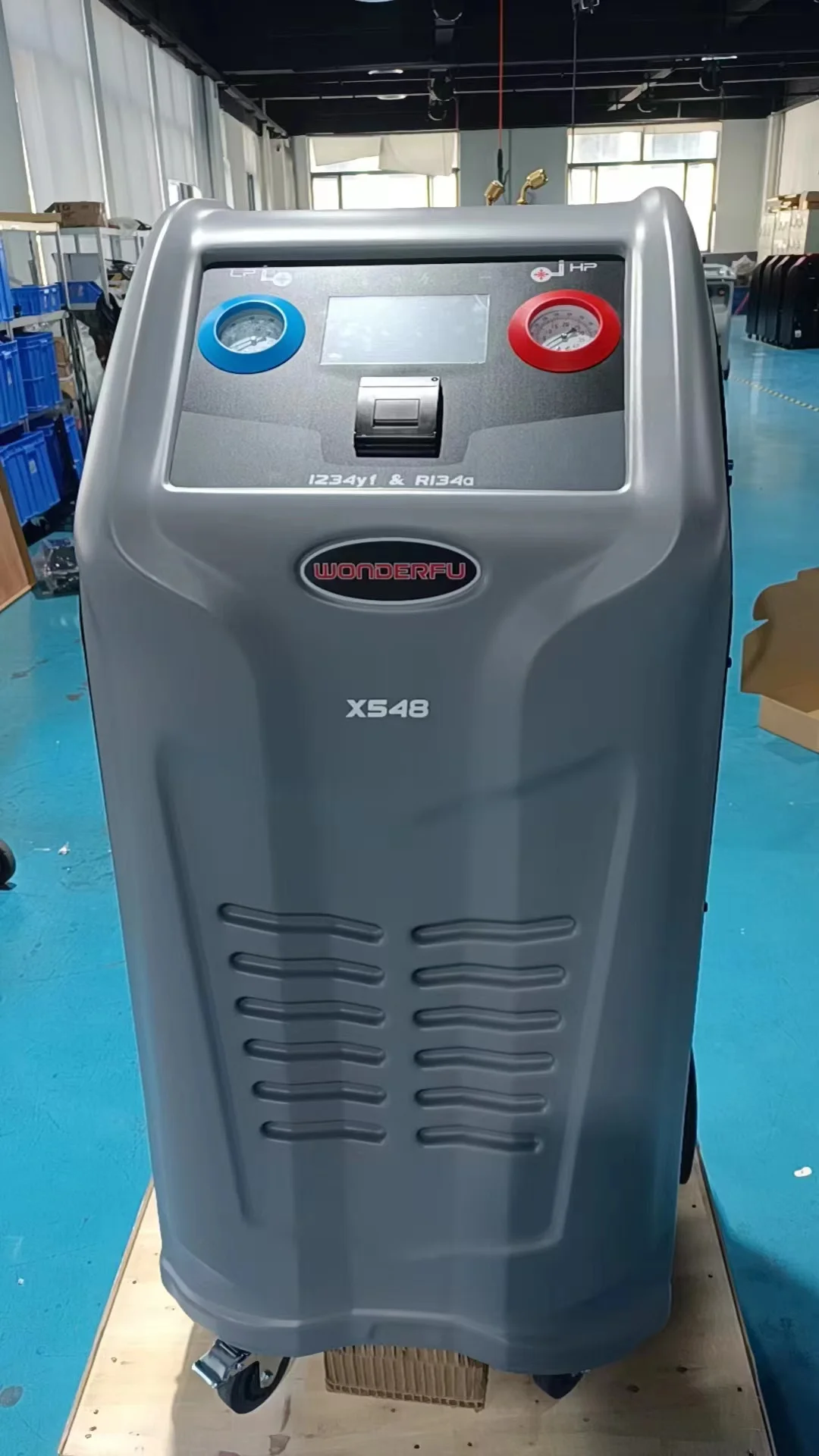 Wonderful X548 R134a & R1234yf Refrigerant Recovery and Filling Machine for Both Oil/electric ...