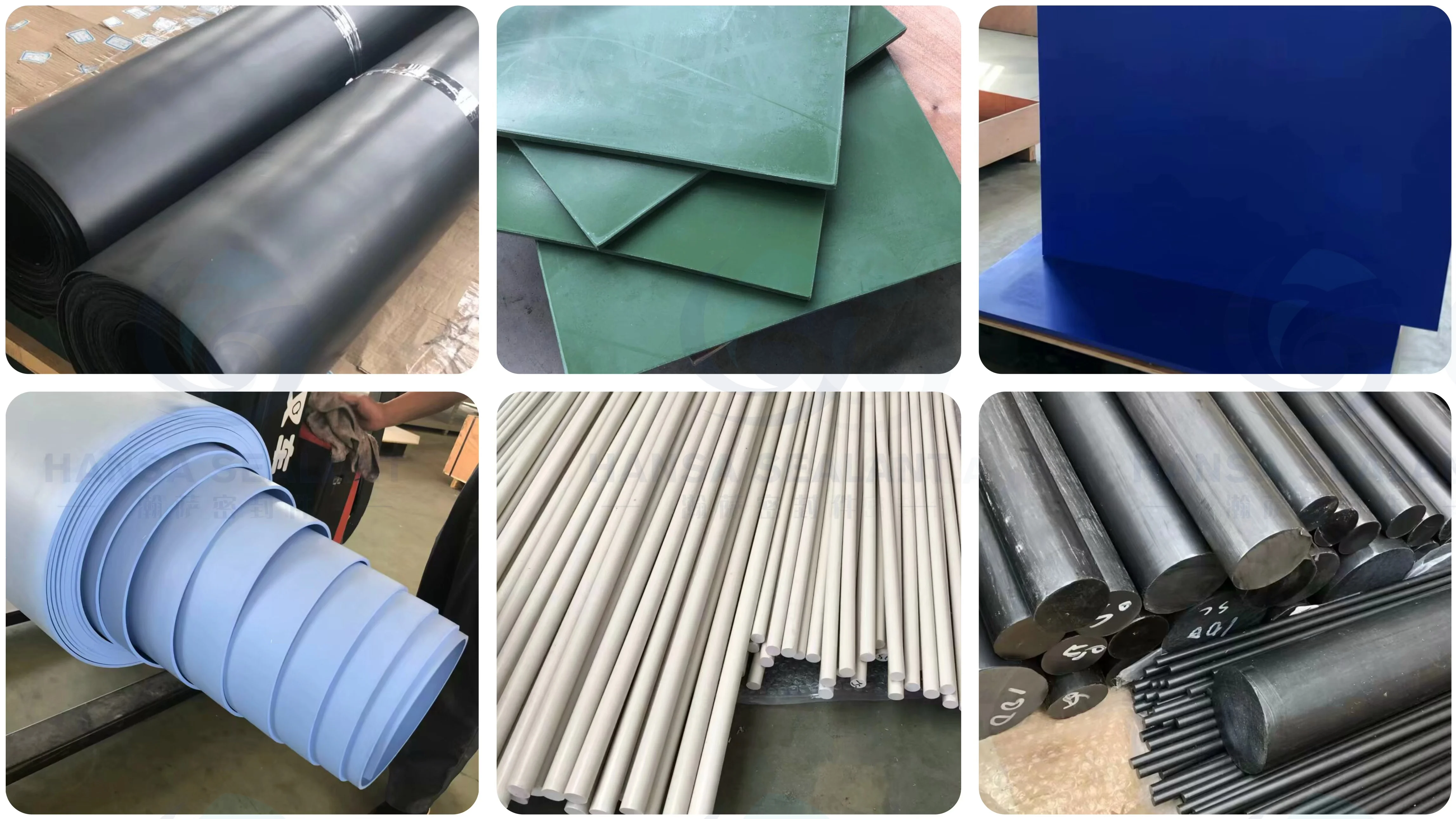 Graphite Filled PTFE Rod 15*1000mm - Black Color PTFE Supplier