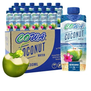 Wholesale Original 330ml Malaysia Cowa Sweet Coconut Water 100% Natural ...