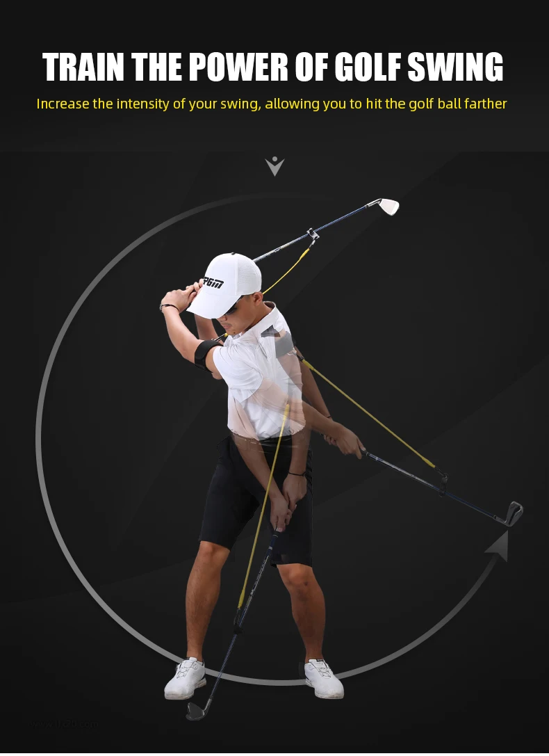PGM JZQ025 elastic rope rotary golf training aids golf swing trainer-企业官网