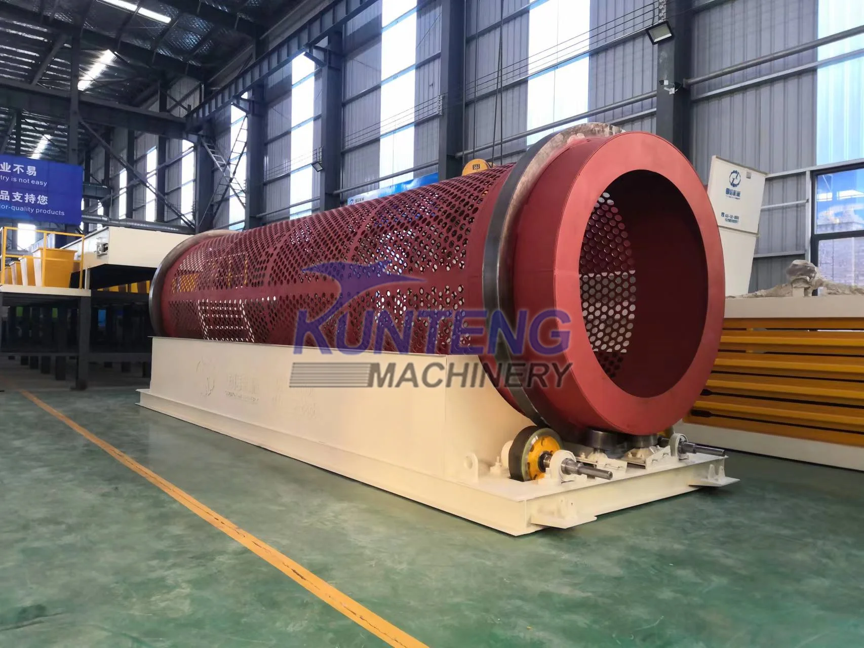 Power Trommel Screening Machine for Solid Waste Management