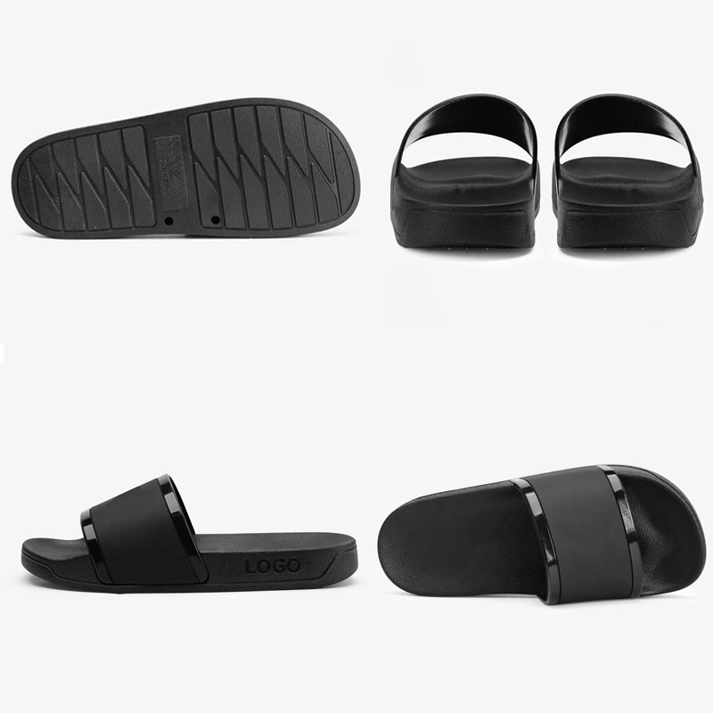Wholesale Super Soft PU Sandals with Custom Logo Slides