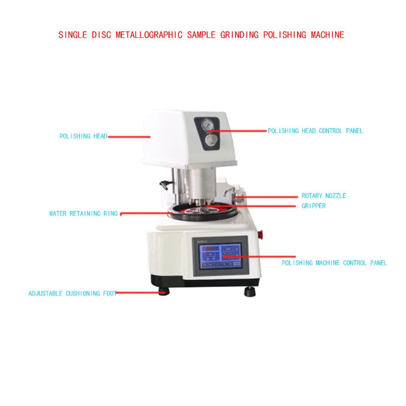 Metallographic Sample Grinding And Polishing Machine - Buy Single Disc ...
