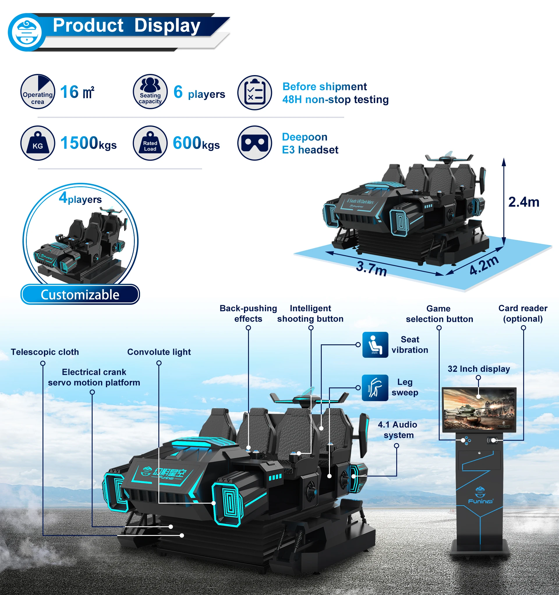 Robot Controlado Vr Machine Airbus Flight Simulator Vr Games Virtual ...