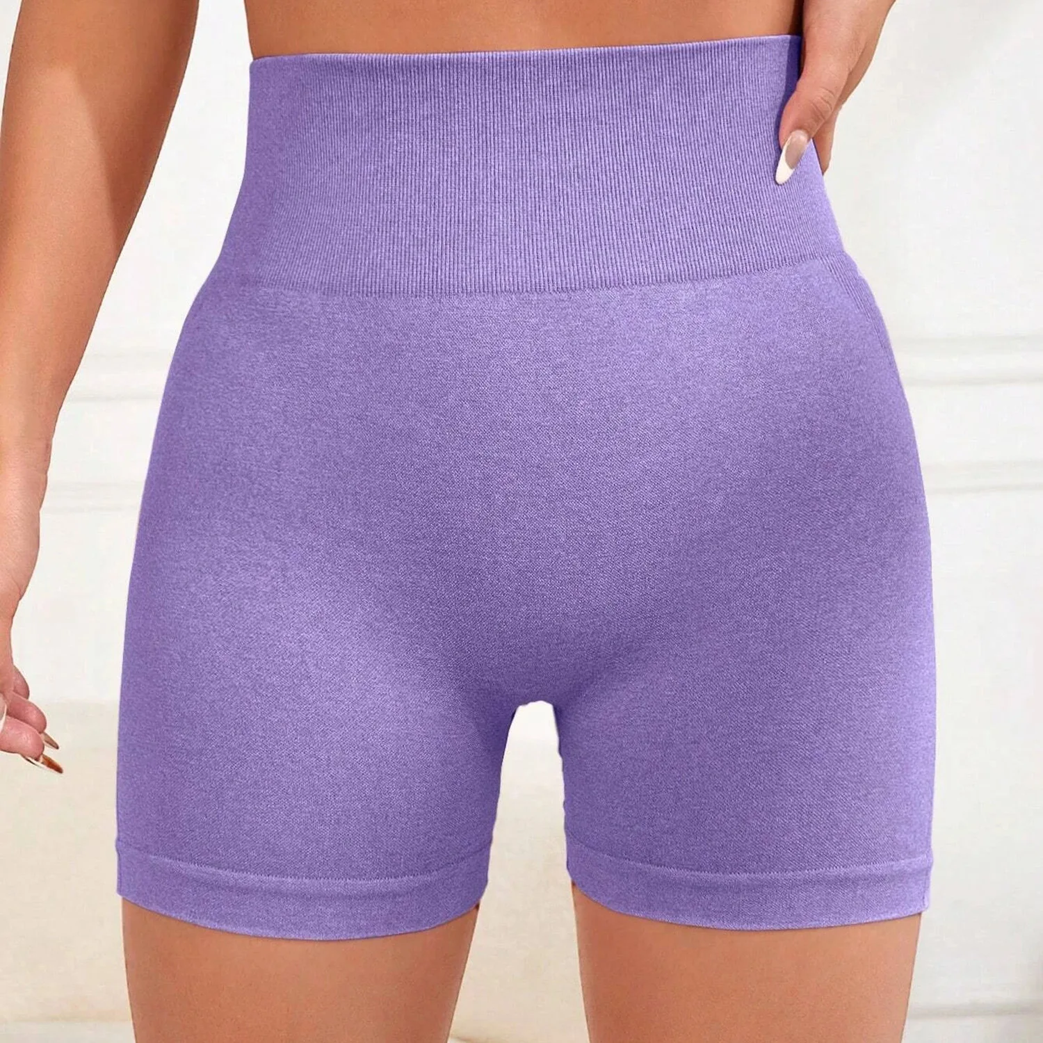 Custom Logo Wholesale Seamless Solid Striped Peach Hip Scrunch Butt ...