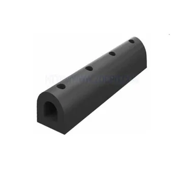 D Type Loading Dock Bumper Custom Extruded Silicone Rubber Bumper For ...