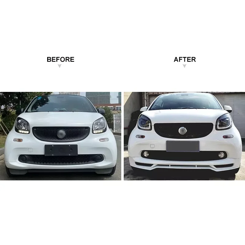 High Quality Body Kit Car Anterior Lip Front Bumper Lip For Smart ...
