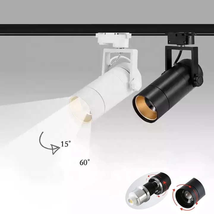 25w Commercial Focus Adjustable Led Cob Track Spotlight Clothing Shop ...