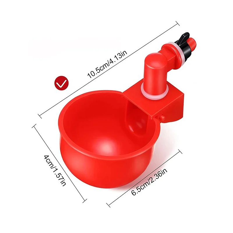 Farm Animal Automatic Drinker Chicken Drinking Cup Plastic Chicken ...
