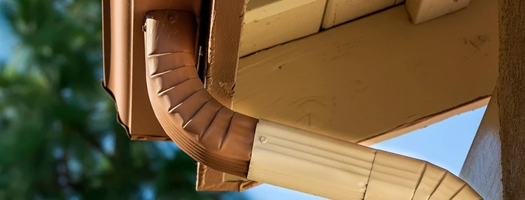 Durable Downspout Gutter Elbows - 90 Degrees - Aluminium