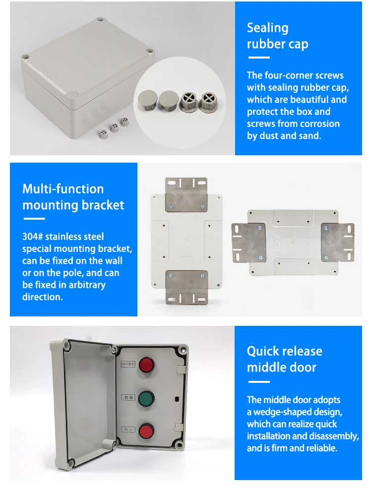 Saipwell IP67 Waterproof Surface Mounted Outdoor ABS PC Plastic ...