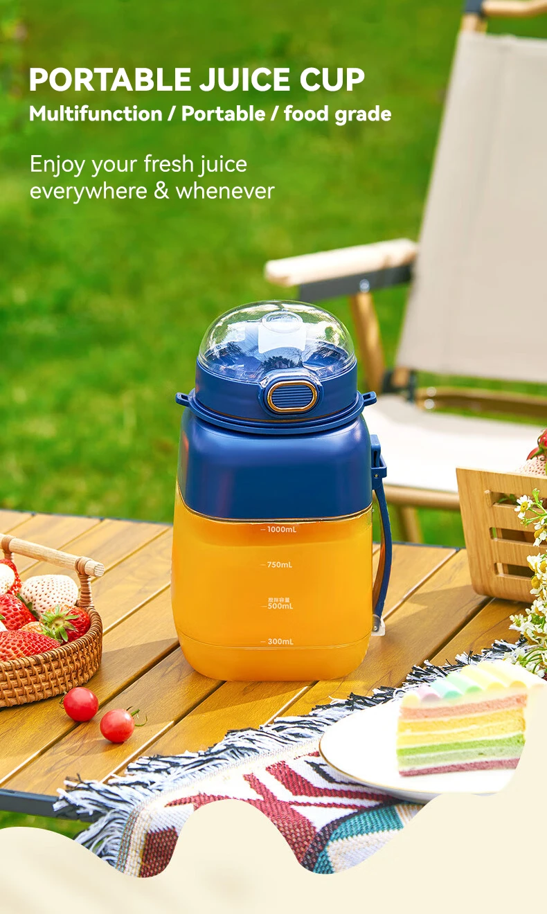 Multi-purpose Portable Fruit Smoothie Juicer Cup USB Rechargeable ...