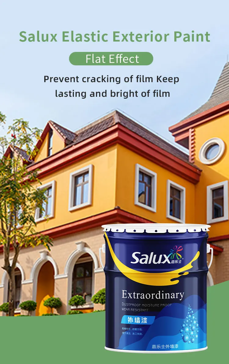 Salux Ecological Acrylic Exterior House Paint Colors - Buy Exterior ...