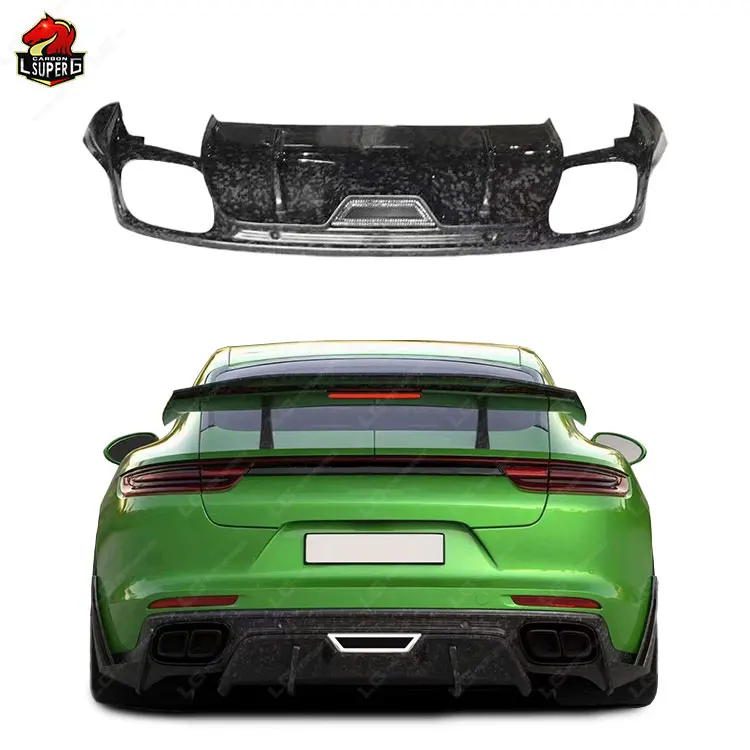 Carbon Fiber Rear Diffuser For Porsche PANAMERA 971 Body kit| Alibaba.com