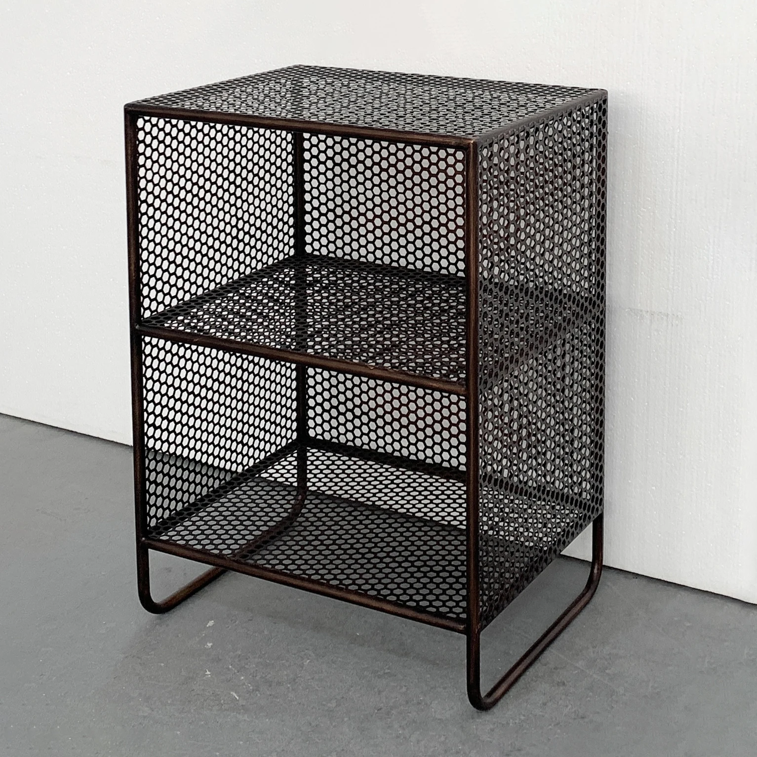 3 tier metal mesh storage shelves used for Dinning room, living room ...