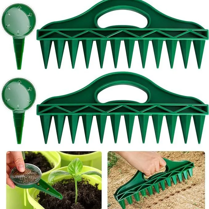 Plastic Garden Seed Spacing Tool Vegetable Plant Planting Garden Tool ...