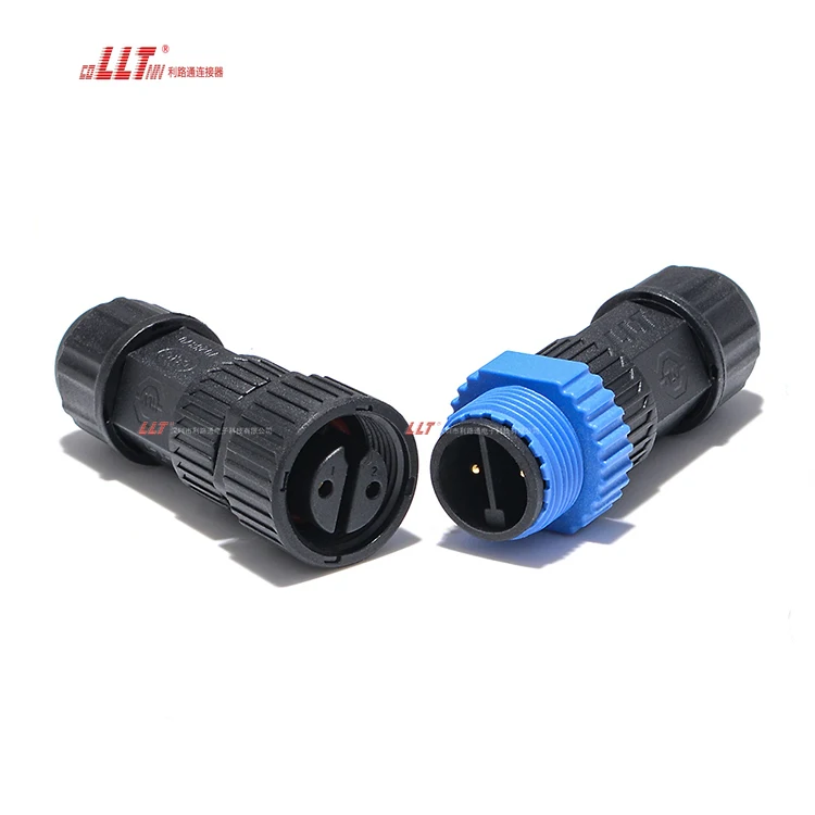 2pin M15 IP68 Waterproof Wire Screw Connector - Durable & Reliable