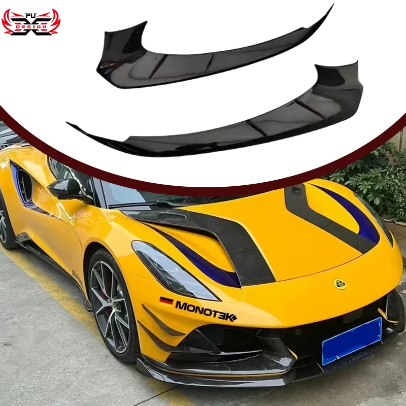 Front Bumper Spoiler Air Intake Trim Auto Parts Dry Carbon Fiber For ...