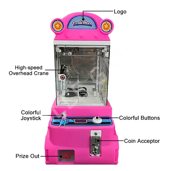 Luxury Mini Coin-Operated Tanks - Perfect for Claw Crane Machines
