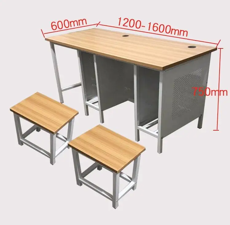 School Classroom Teacher Desk Flip Computer Desk Table with Drawers ...