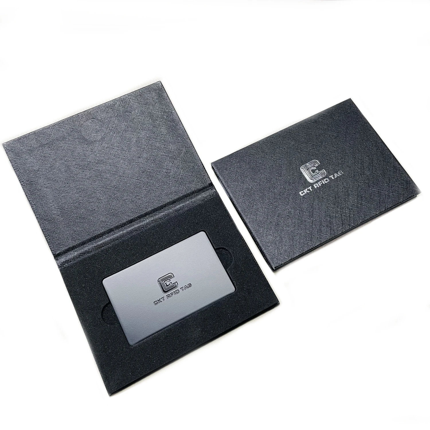 CKTRFID Metal Black Smart Business Matte NFC Card RFID