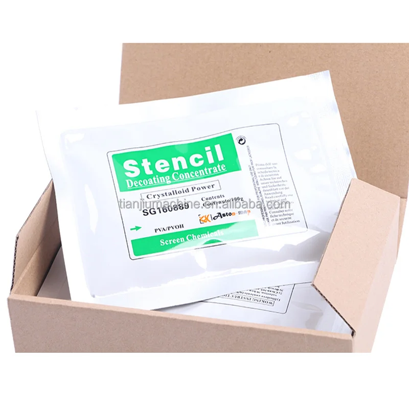 Stencil Decoating Concentrate Emulsion Remover Powder - Ideal for ...