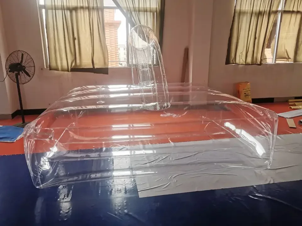Beile Custom Inflatable PVC Transparent Mattress with SPH