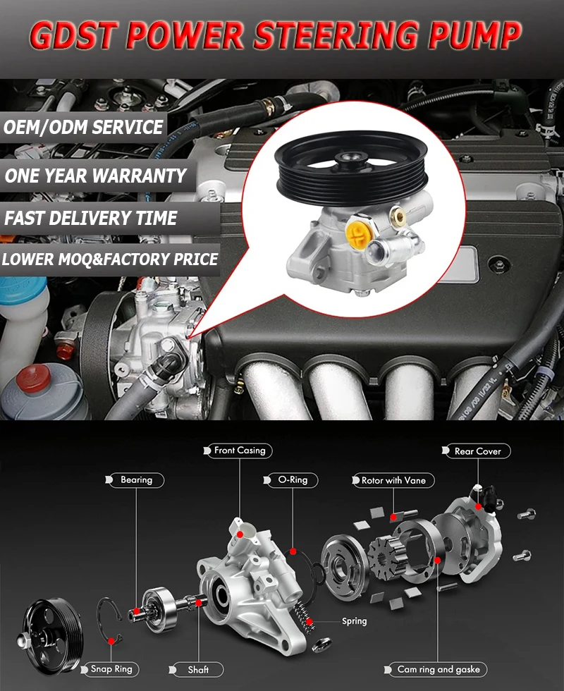 GDST Electric Hydraulic Power Steering Pump 49110-02N00 49110-3T400 ...
