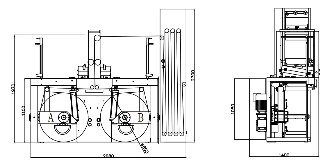 Automatic No Stopping Roll To Roll Label Printing Machine Turret ...