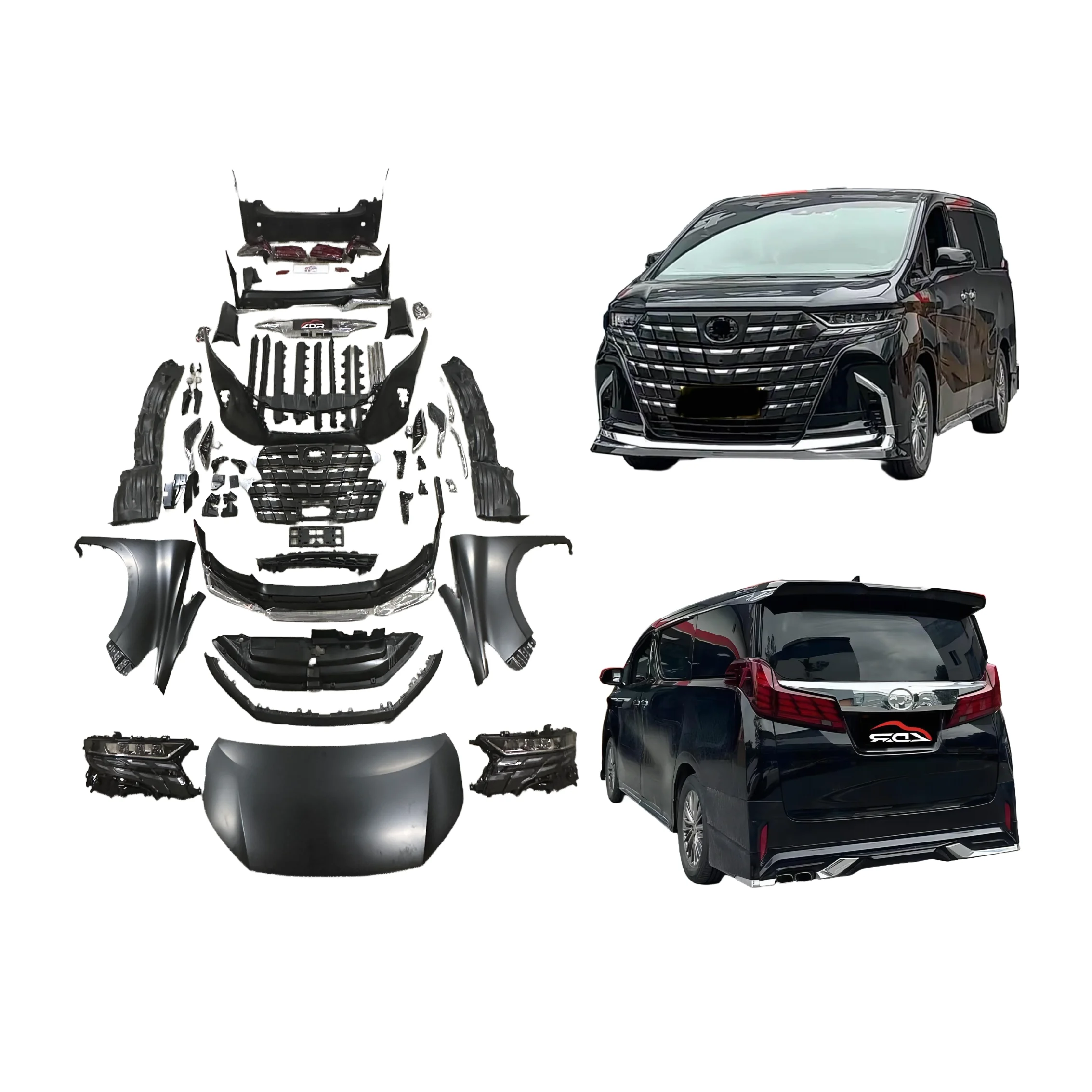 Exterior Assembly with Grille conversion facelift Assembly For To yo ta ...