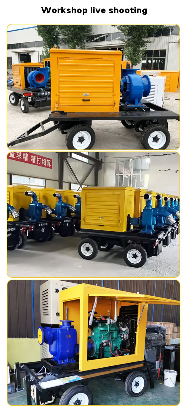 Sewage Water Dewatering Centrifugal Smart Driven High Pressure Diesel ...