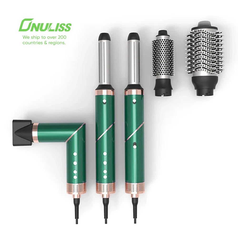 7 In 1 Hair Styler Professional Hair Dryer Brush Blow Dryer Air Wrap ...