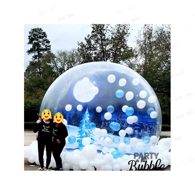 Kids Party Balloon Fun House Giant Clear Inflatable Crystal Igloo Dome ...